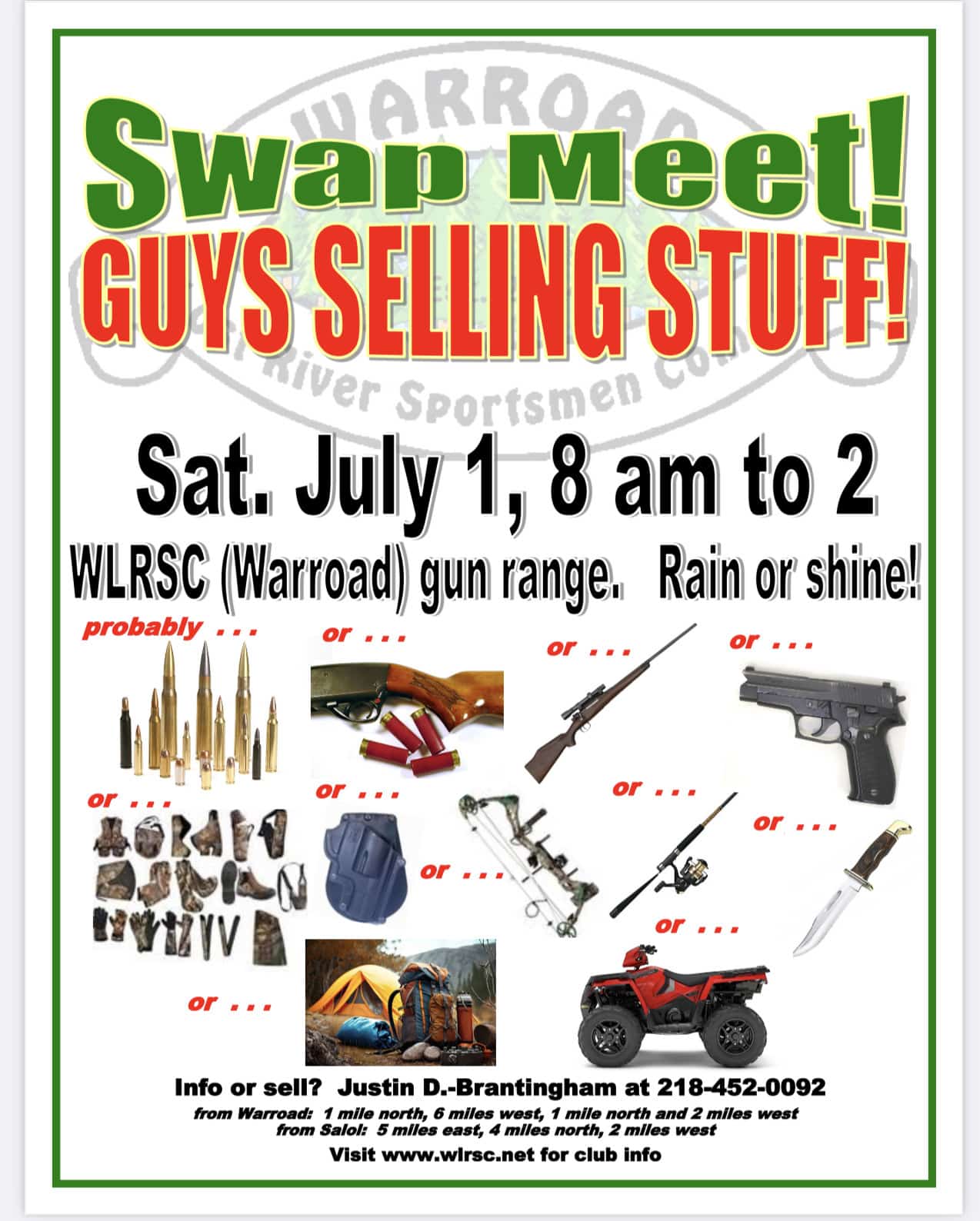 Swap Meet! Guys Selling Stuff! - Go Explore Roseau, Minnesota