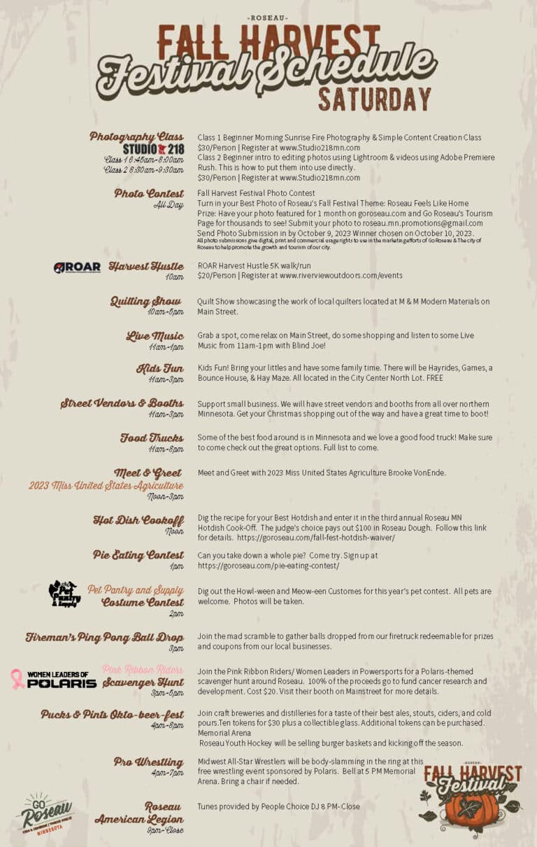 Fall Harvest Fest | Roseau, MN