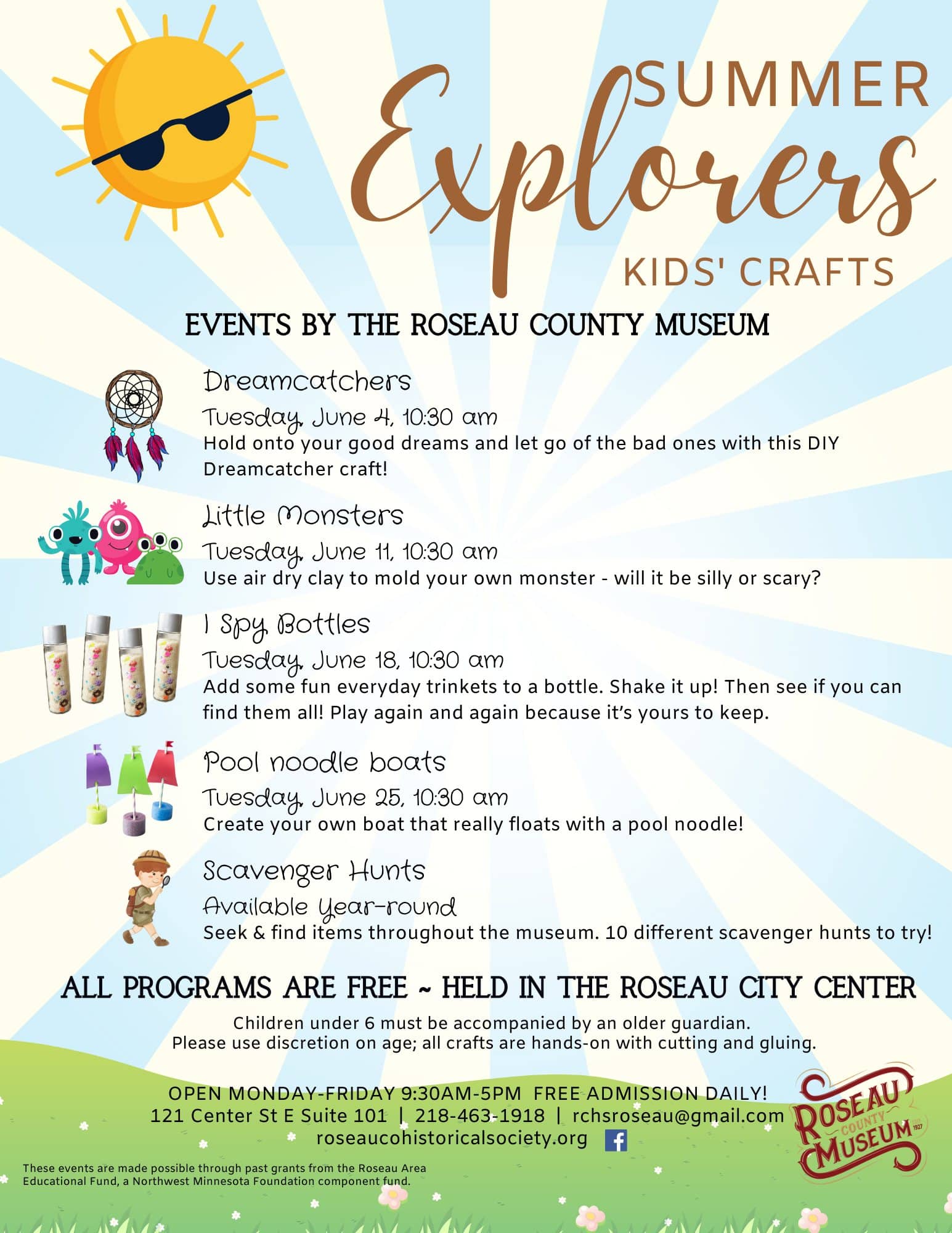 Summer Explorers - Go Explore Roseau, Minnesota