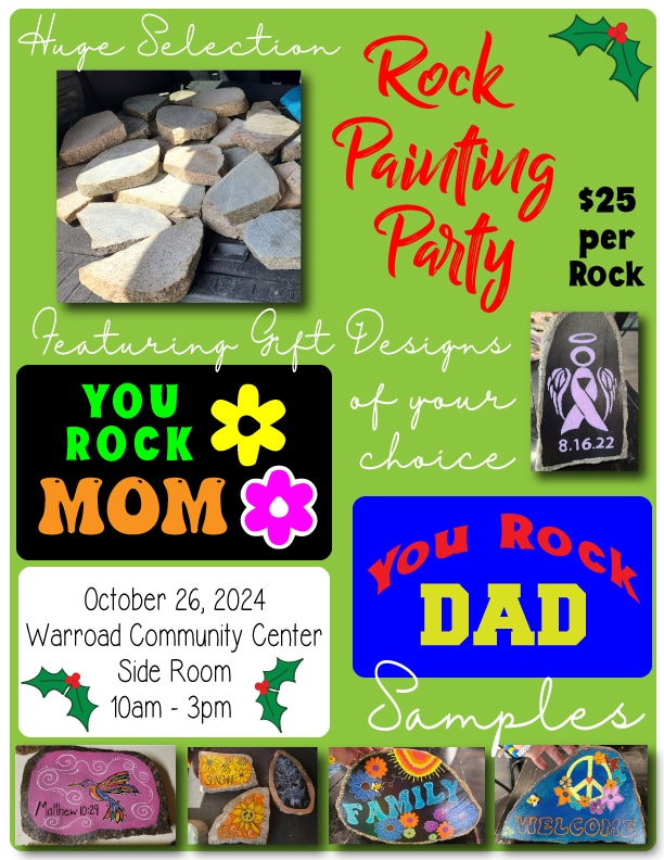 Rock Painting Party - Go Explore Roseau, Minnesota