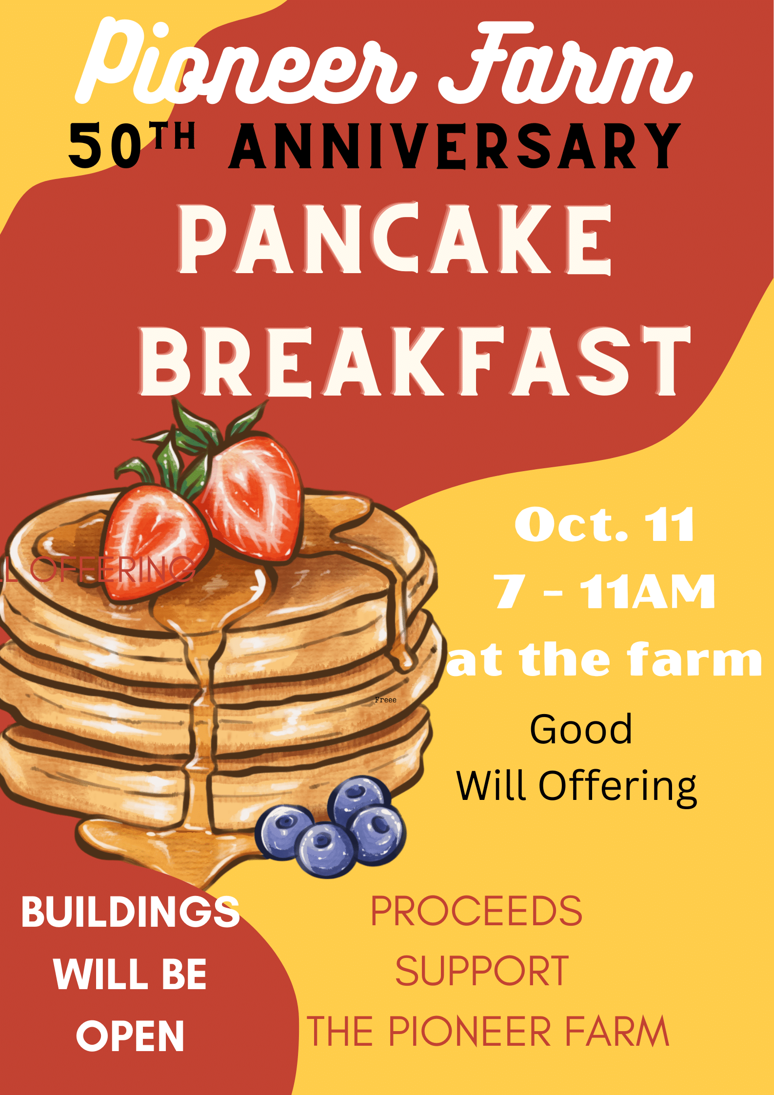 Pioneer Farm 50th Anniversary Pancake Breakfast - Go Explore Roseau ...