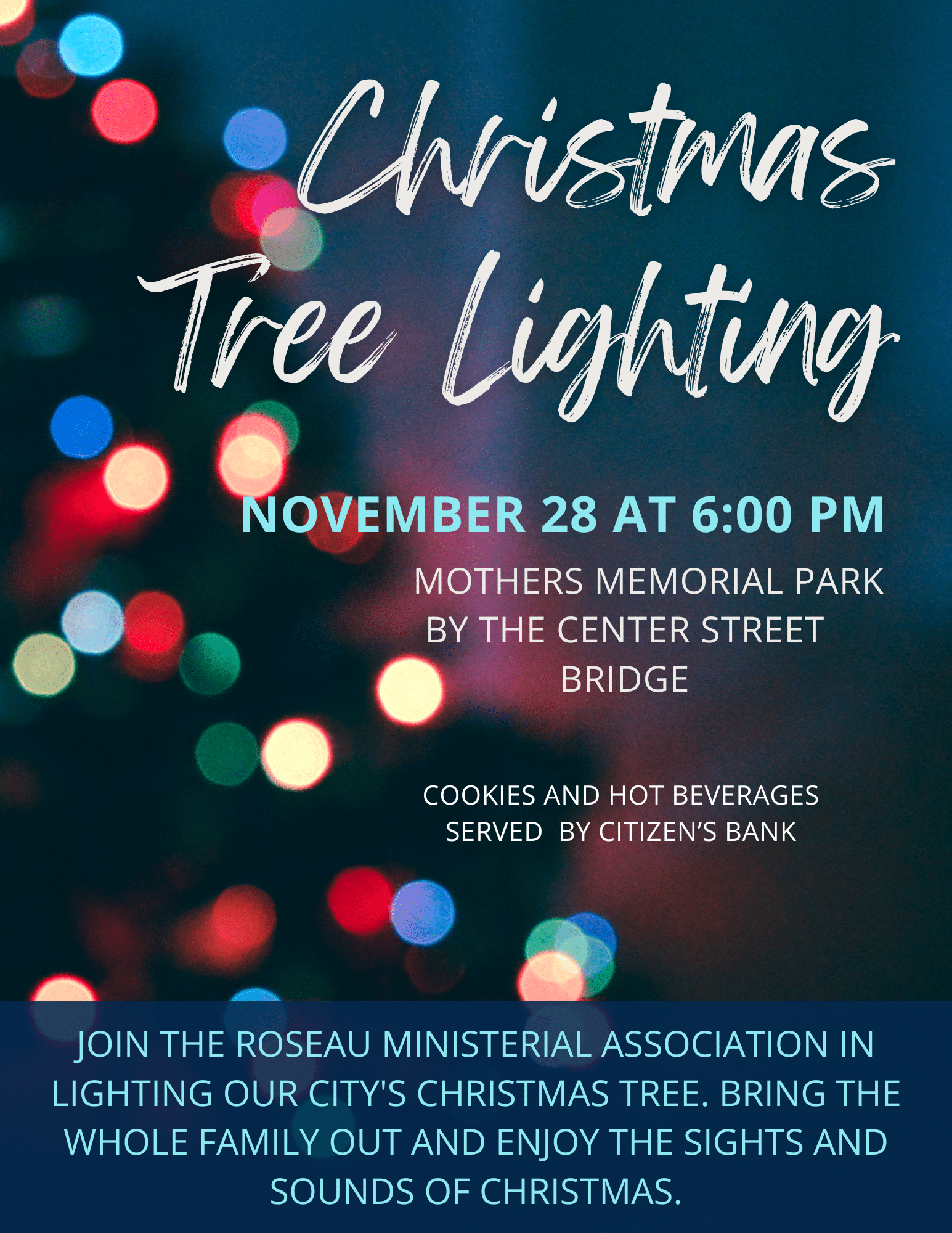Christmas Tree Lighting - Go Explore Roseau, Minnesota